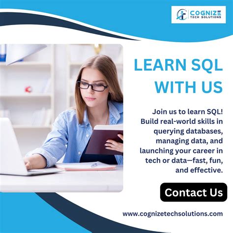 Sqlbasics Datacareer Learnsql Cognizetechsolutions Cognize Tech Solutions Llc