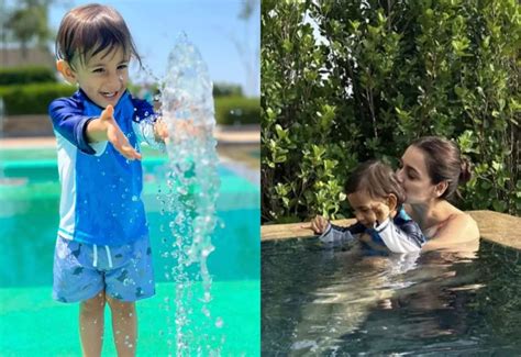 Dia Mirza Enjoys Family Vacation In Rishikesh Fun Filled Moments With Stepbabe And Son