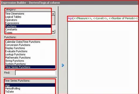 obiee time series in obiee