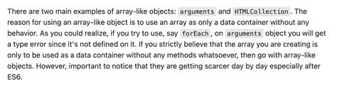 Array Vs Objects Array Like Objects Arrow Function Use D15