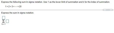 Solved Write The Sum Without Sigma Notation Then Evaluate