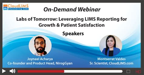 On Demand Webinar Leveraging Lims Reporting For Growth And Patient