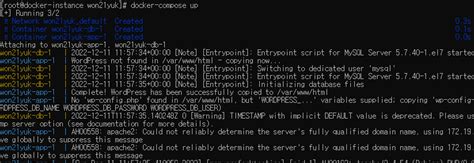 trouble shooting error version in docker compose yml is unsupported 일기장 같은 블로그