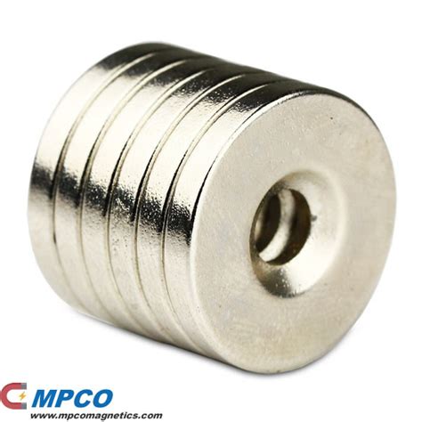 Powerful Countersink Magnet N35 20x3x5mm Mpco Magnets