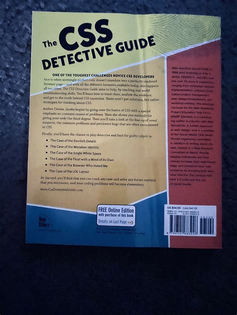 Css Detective Guide The Tricks For Solving Tough Css Etsy