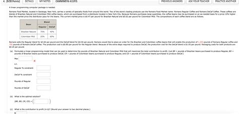 A Linear Programming Computer Package Is Needed
