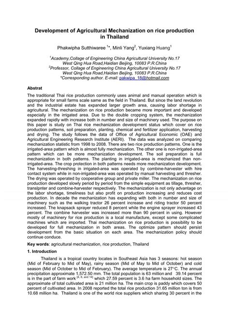 Manuscript Preparation Guidelines For The Cigr Ageng Conference