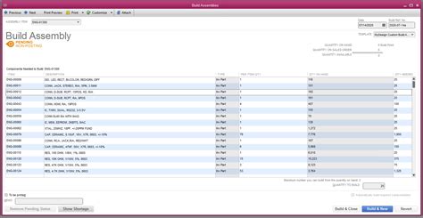 Build Assembly Not Generating Proper Shortage Report