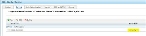 connection problems to sni junction