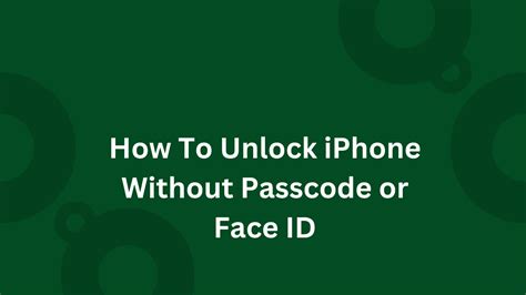 How To Unlock Iphone Without Passcode Or Face Id Follow These Easy Steps Letme Fulfil😀