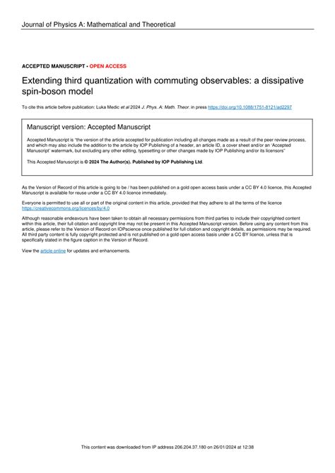 pdf extending third quantization with commuting observables a