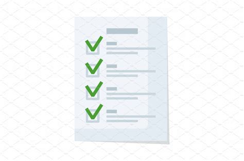Document With Green Tick Checkmark MasterBundles