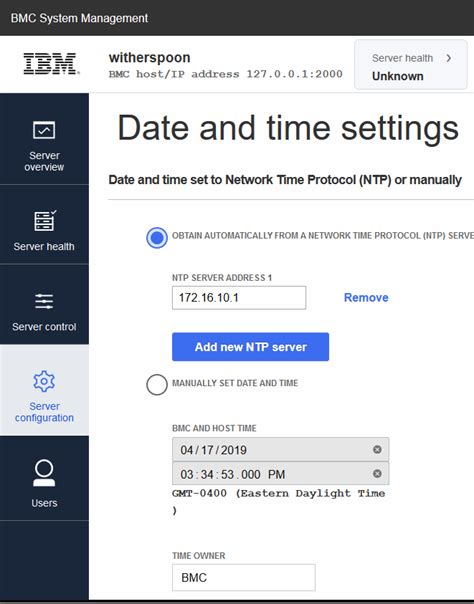 How To Decide Which Nic To Set Ntpservers On · Issue 3527 · Openbmc