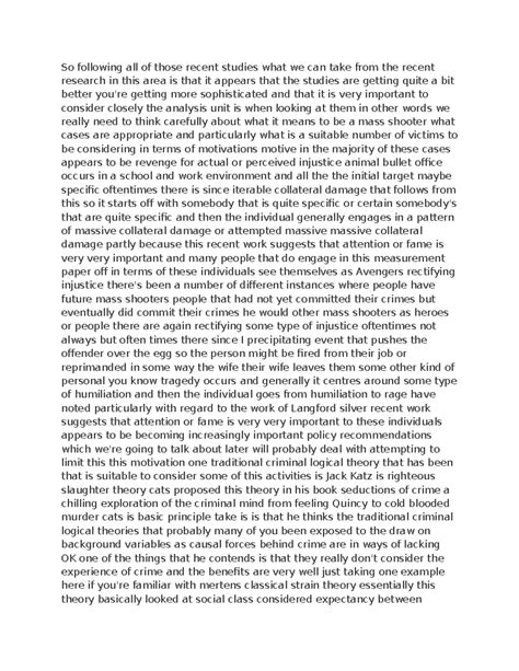 Righteous Slaughter Theory And Mass Shootings An Insightful Analysis