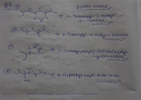 Solved 1 Summarize Iupac Naming Rules Of Alcohols Provide 3