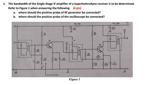 solved 1 the bandwidth of the single stage if amplifier of