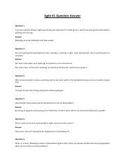 Agile E1 Pdf Agile E1 Question Answer Question 1 If You Are Asked To Bring In Agile Way Of