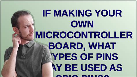 Electronics If Making Your Own Microcontroller Board What Types Of Pins May Be Used As Gpio Electronics If Making Your Own Microcontroller Board What Types Of Pins May Be Used As Gpio
