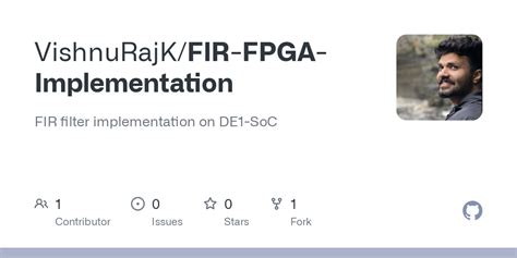 Github Vishnurajkfir Fpga Implementation Fir Filter Implementation On De1 Soc