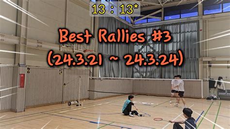 Third Highlight Of Rv 팀rv 20대 30대 남복 혼복 Badminton 배드민턴 4k 팀rv