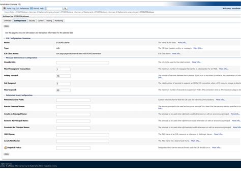 jms mdb connection configuration weblogic jndi creation support center