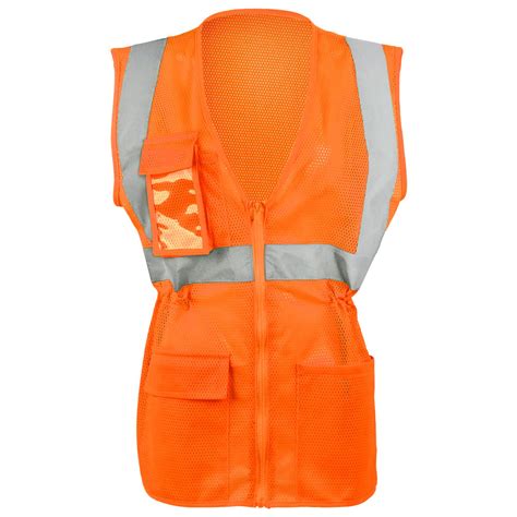 Kaygo High Visibility Safety Vests Reflective With Pockets And Zipper