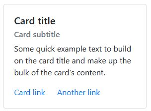 Css Bootstrap Card Sub Classes Like Card Title Not Working Stack Overflow