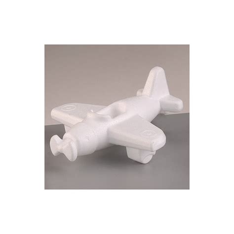 Polystyrene Form Plane Width 15 Cm X Length 16 Cm High Density