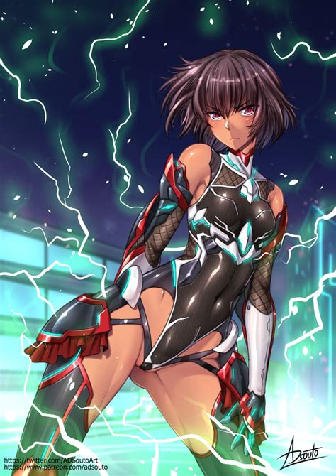 Mizuki Yukikaze Taimanin And 1 More Drawn By Adsouto Danbooru