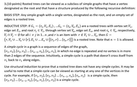 Solved Rooted Trees Can Be Viewed As A Subclass Of Simple