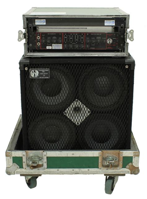 Swr Engineering Professional Series Sm 400s Bass Guitar Amplifier Head Within A Heavy Duty