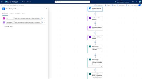 Automate Sharepoint Premium Document Translation