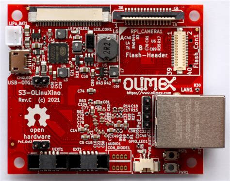 S3 Olinuxino Open Source Hardware Linux Dual Camera Board Status