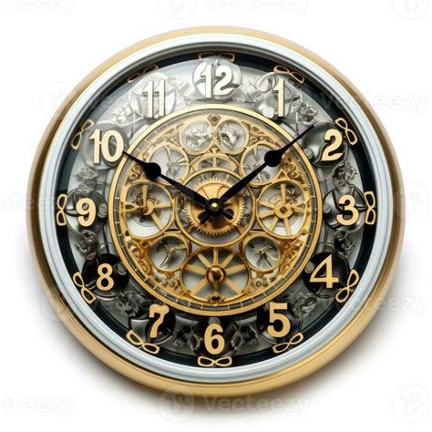 Ai Generated Wall Mounted Analog Clock Clock With Hands Round Clock