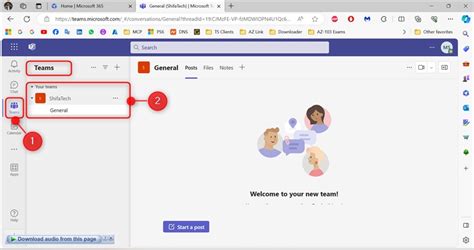 connect to microsoft teams and create a team with powershell