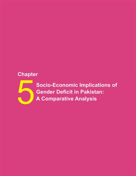 Pdf Socio Economic Implications Of Gender Deficit In Pakistan A Comparative Analysis
