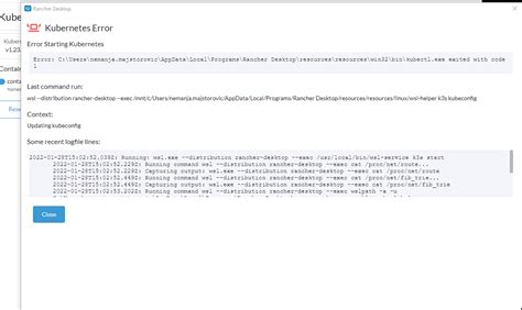 Issue When Rancher Try To Update Kubeconfig Issue Rancher