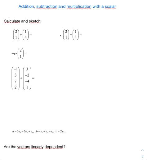 Solved Addition Subtraction And Multiplication With A Chegg