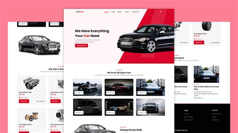 Responsive Car Sale Website Design Using Html Css And Javascript