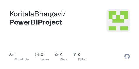 GitHub KoritalaBhargavi PowerBIProject