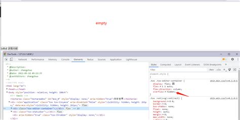 Autosize Set In Plugins When The Text Content Is Over Height Editcss Overflow Property On Tox