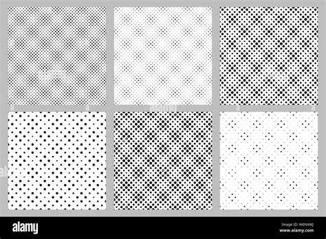 Seamless Abstract Geometrical Circle Pattern Background Design Set Vector Graphic From Circles