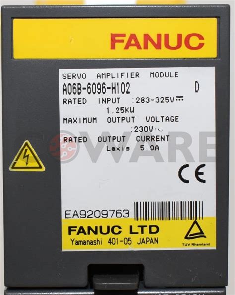 A06b 6096 H102 Servo Amplifier Module Coware