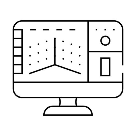 3d Modeling Line Icon Illustration Flat 48347816 Vector Art At Vecteezy