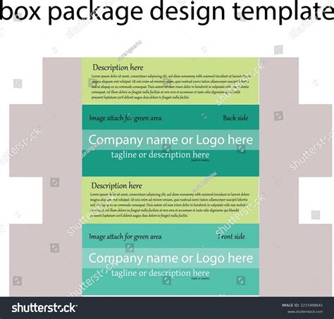 Box Packaging Design Sunglasses Package Design Stock Vector Royalty