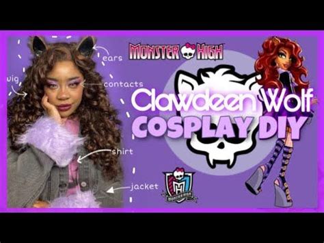 Diy Clawdeen Wolf Monster High Costume Cosplay Part 1 Monster High