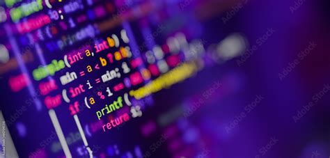 Coding Programming Developing Typing Script Source Languages Symbols