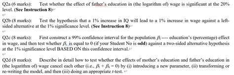 Solved As An Applied Econometrics Student You Were Chegg
