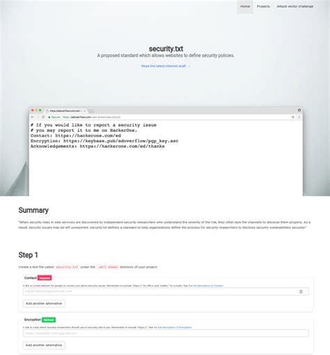 The History Of The Hackerstxt And Securitytxt Files By Potherca