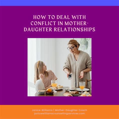 Conflict In Mother Daughter Relationships Sorting It Out Mother